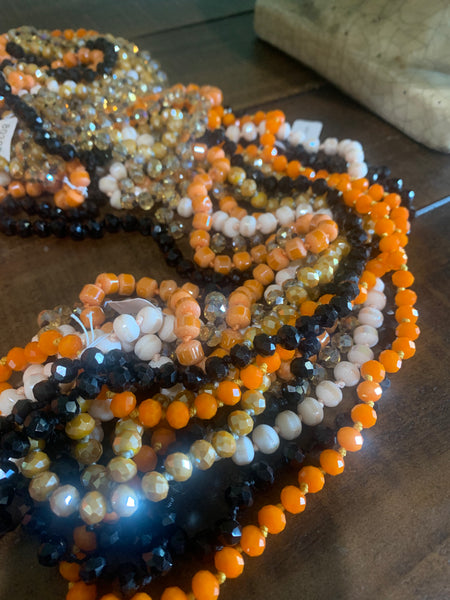 Long String Bead Necklace